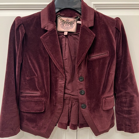 Juicy Couture | Jackets & Coats | Juicy Couture Velvet Jacket | Poshmark